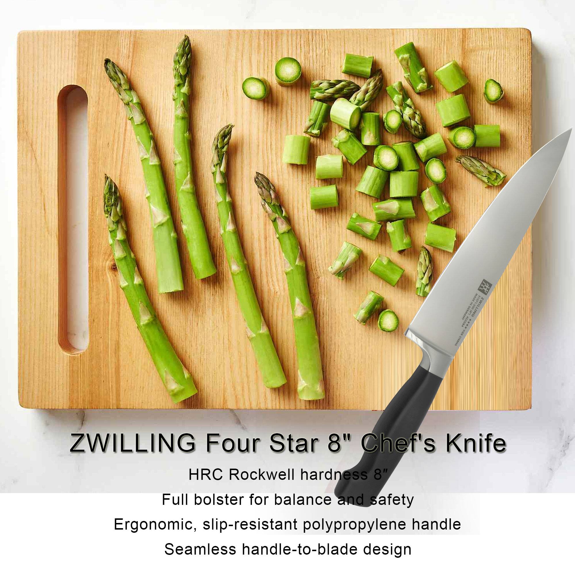 ZWILLING Four Star 8" Chef's Knife Black 31071201 - Best Buy