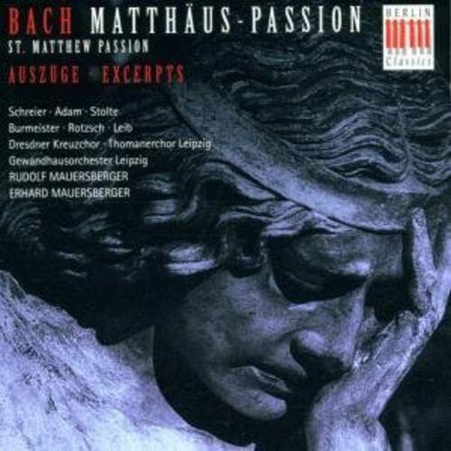 Erhard Mauersberger St Matthew Passion COMPACT DISCS [CD] - Best Buy