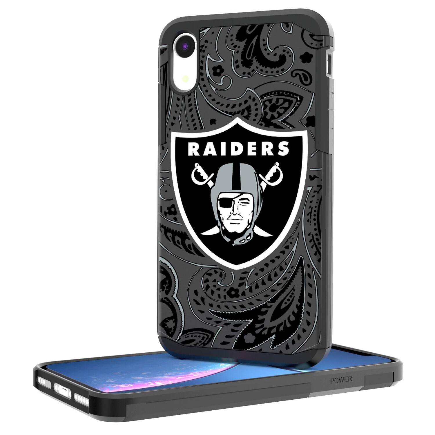 Keyscaper NFL Las Vegas Raiders iPhone Rugged Paisley Design Case 16 ...