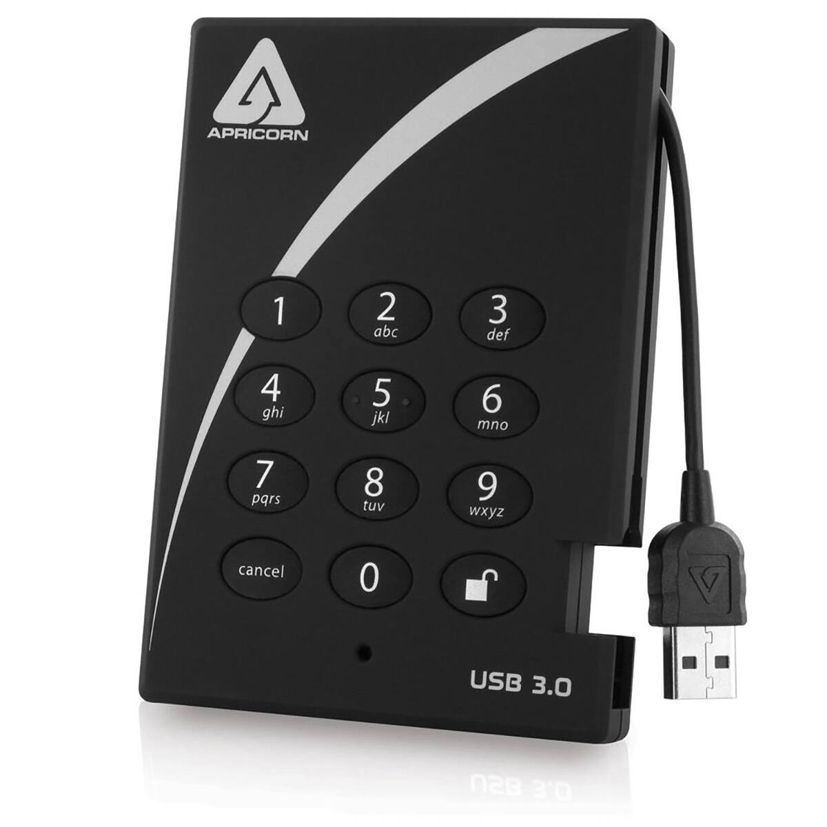 Apricorn Aegis 4TB USB 3.0 Padlock SSD A25-3PL256-S4000 - Best Buy