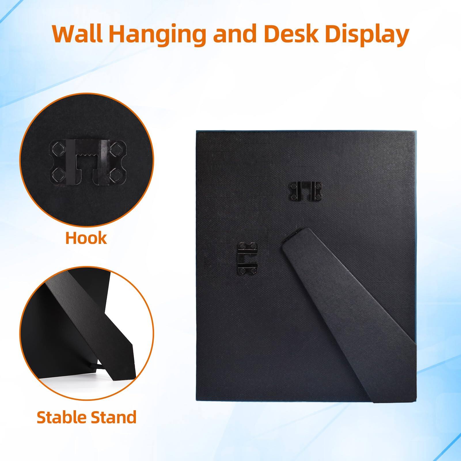 Pacoar Cade Frameless Mirror Wall Hanging And Desk Standing With Makeup ...