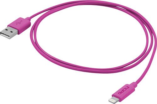 Best Buy: Incipio 3.3' Lightning-to-USB Charge-and-Sync Cable Pink PW-186