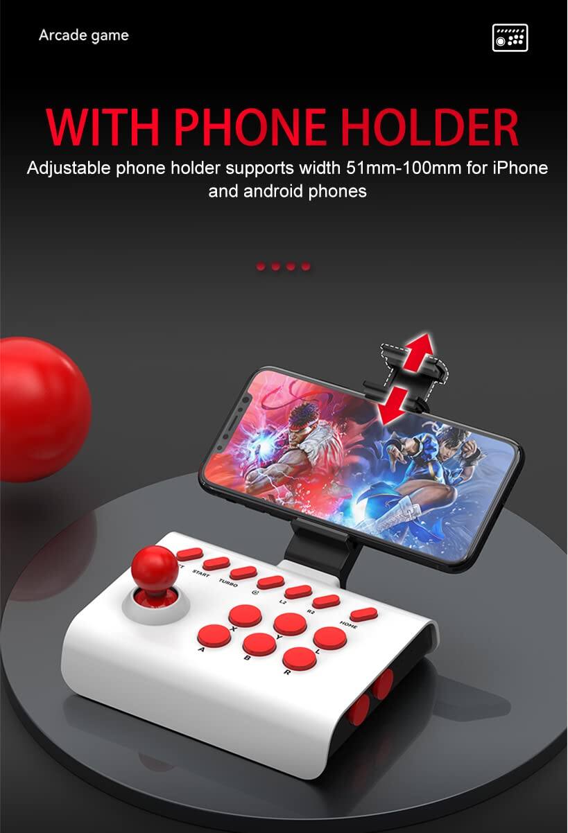 HM 1810 Arcade Fight Stick Joystick Game Controller For Ios Android Pc Fighting Switch/ps3/ps4 ...
