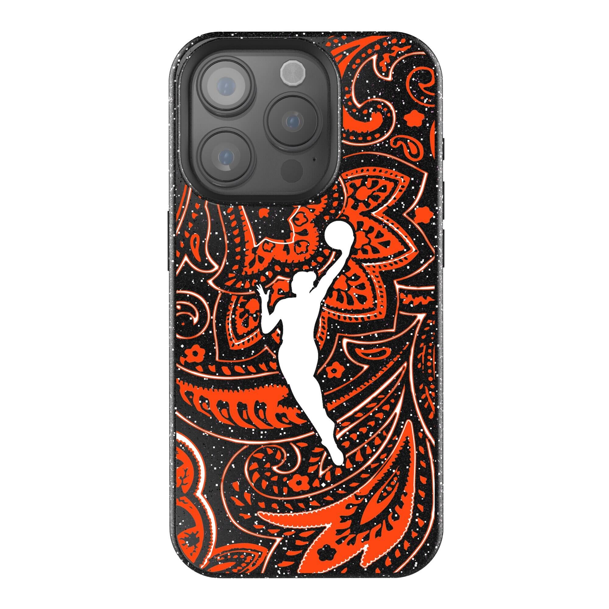Keyscaper WNBA WNBA Paisley Bling iPhone Case 16 Plus Black 202134427 ...