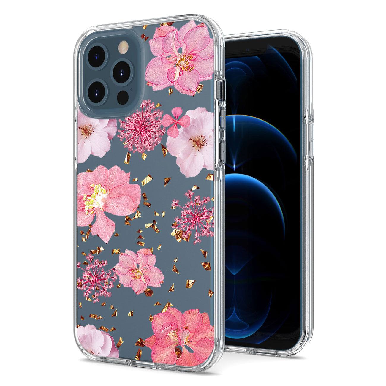 Reiko Pressed Dried Flower Design Phone Case For Apple Iphone 12 ...