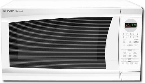 Sharp 2.0 Cu. Ft. Full Size Microwave White R520LW - Best Buy
