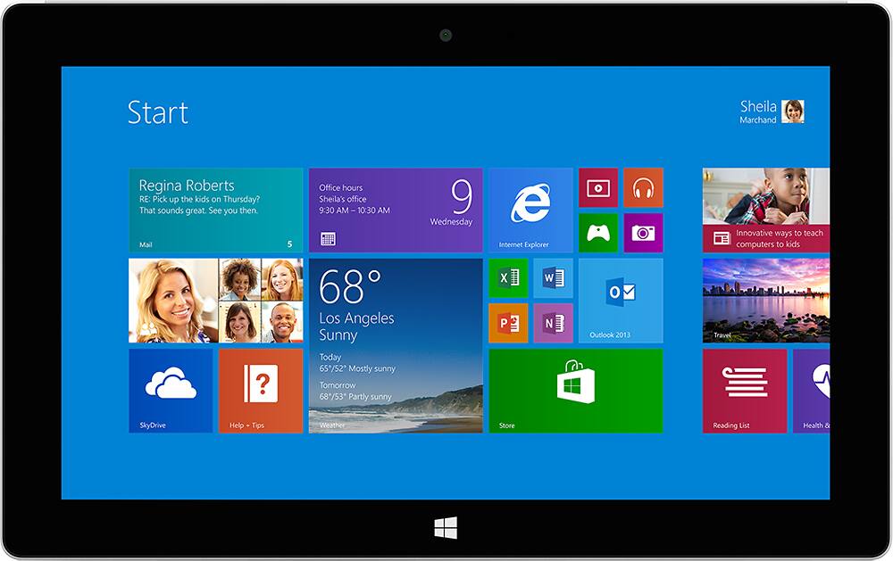 Customer Reviews: Microsoft Geek Squad Certified Refurbished Surface 2 ...