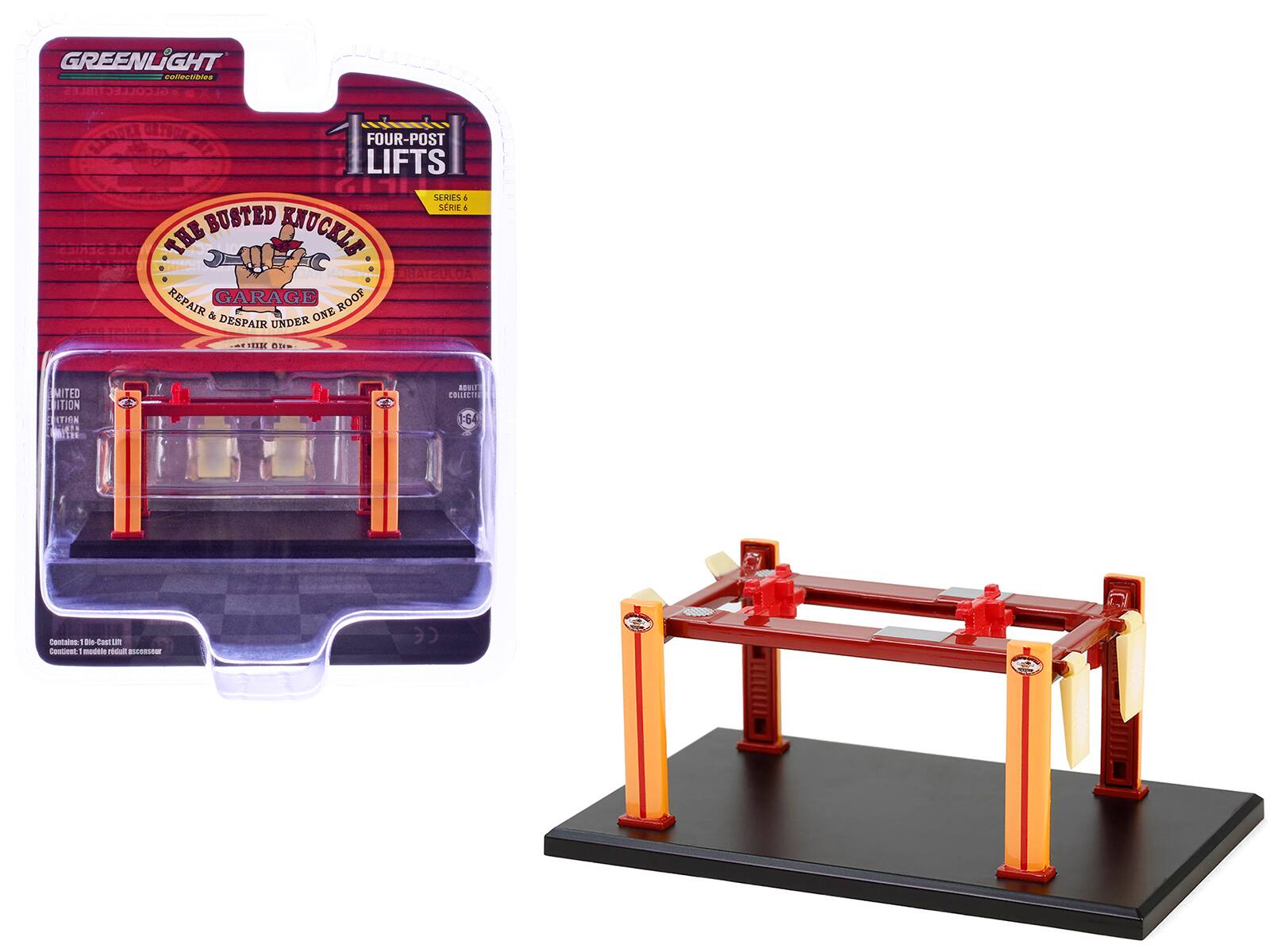 Greenlight Adjustable Four Post Lift "Busted Knuckle Garage" "Four Post ...