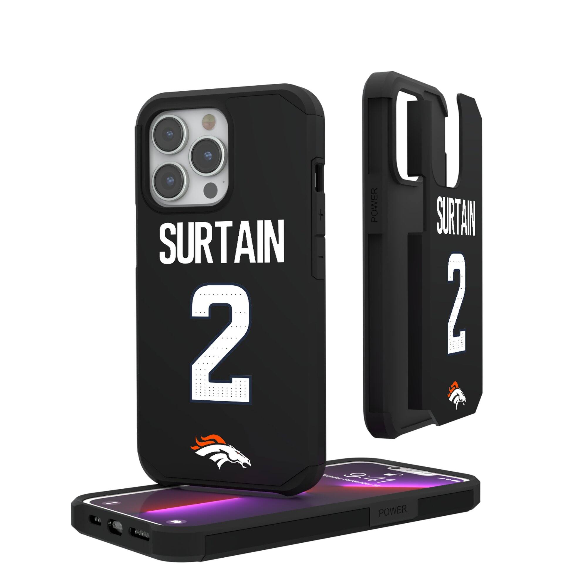 Keyscaper NFL Denver Broncos Patrick Surtain II iPhone Rugged Case 15 ...