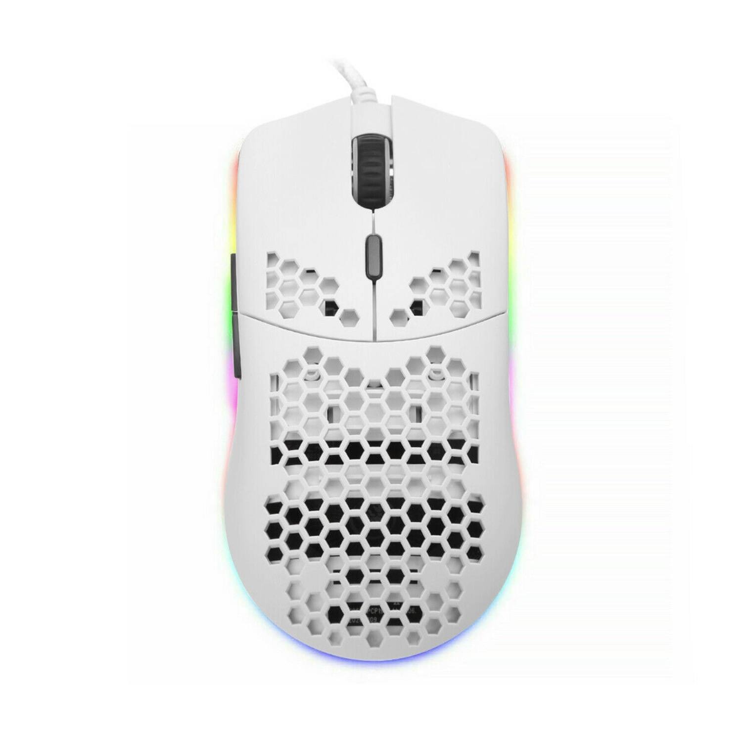 Sanoxy Wired Gaming Mouse with Perforated Lightweight Shell, RGB ...
