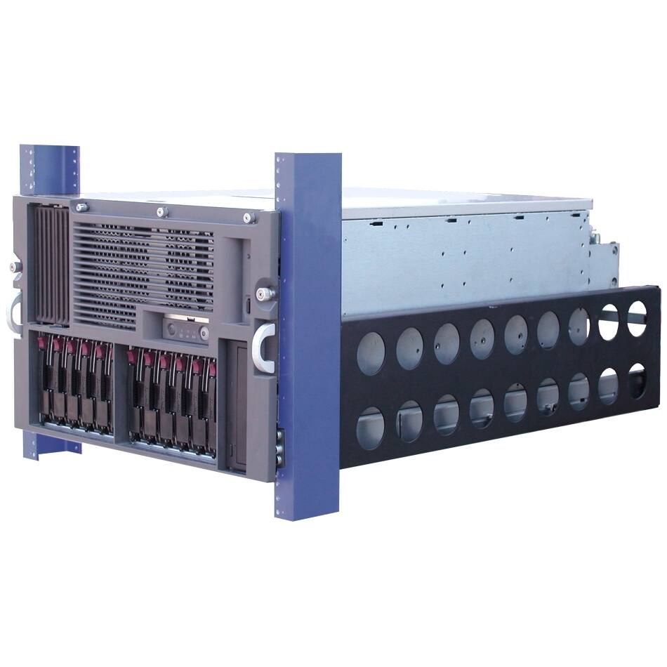 RackSolutions 4U Flush Mount Conversion Bracket 2 Pack (26in Deep) with 2U Adapter Brackets 4 ...