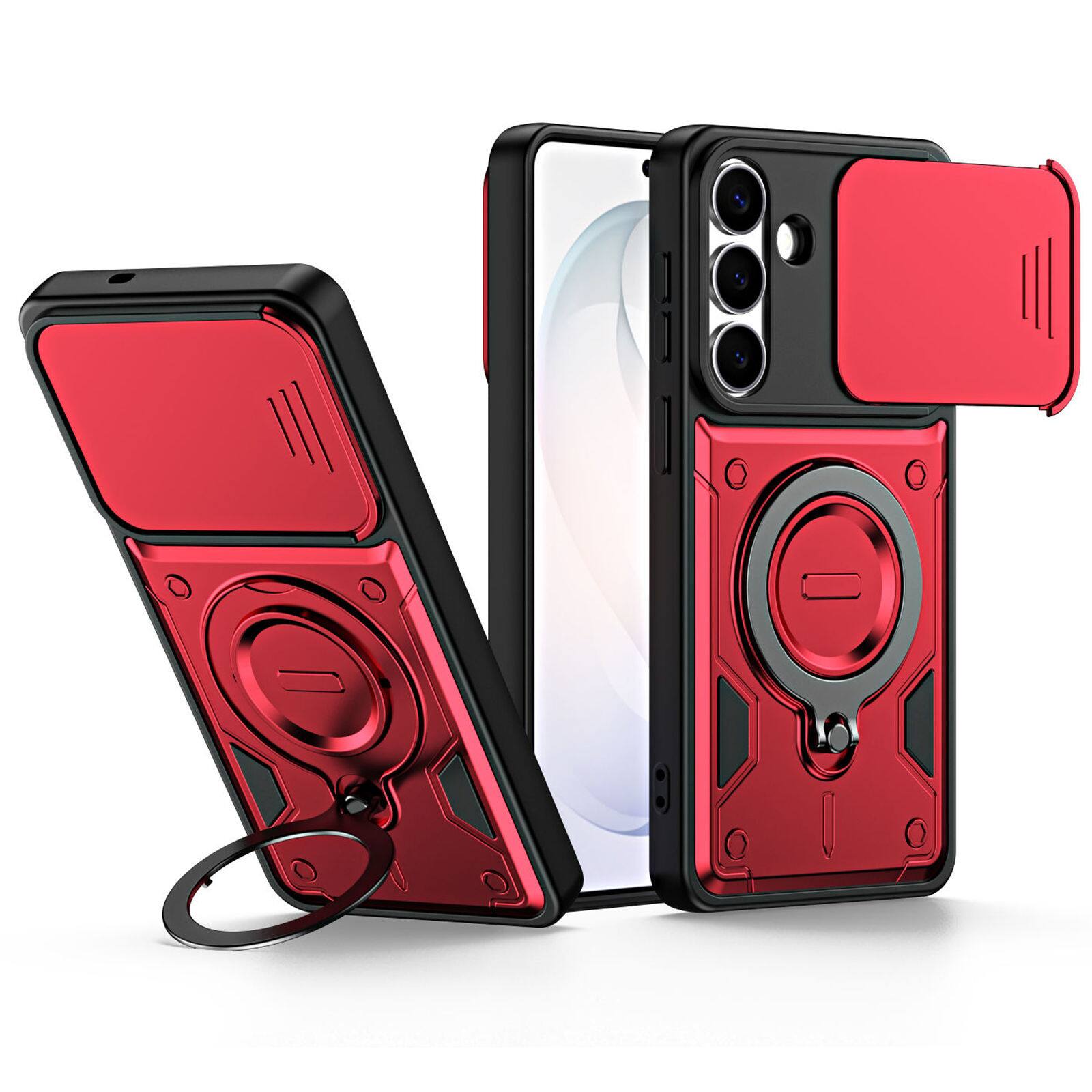Dteck For Samsung Galaxy A56 Shockproof Ring Kickstand Drop Protection ...