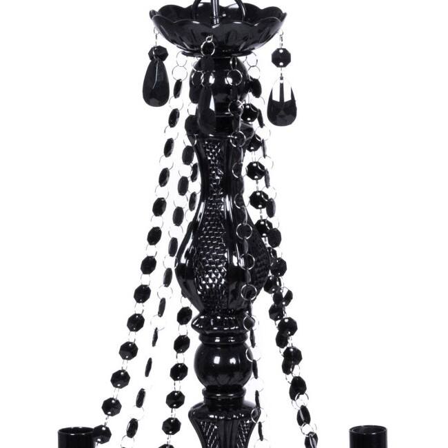 Hivvago 6 Light Gothic Gypsy Pendant Crystal Candle Ceiling Chandelier ...