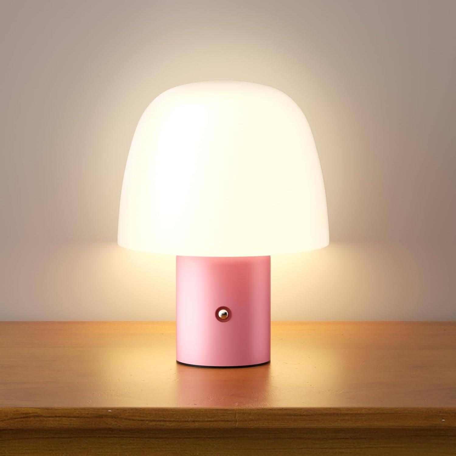Stamp n Camp - Portable LED Table Lamp Cordless Rechargeable 3-Color ...