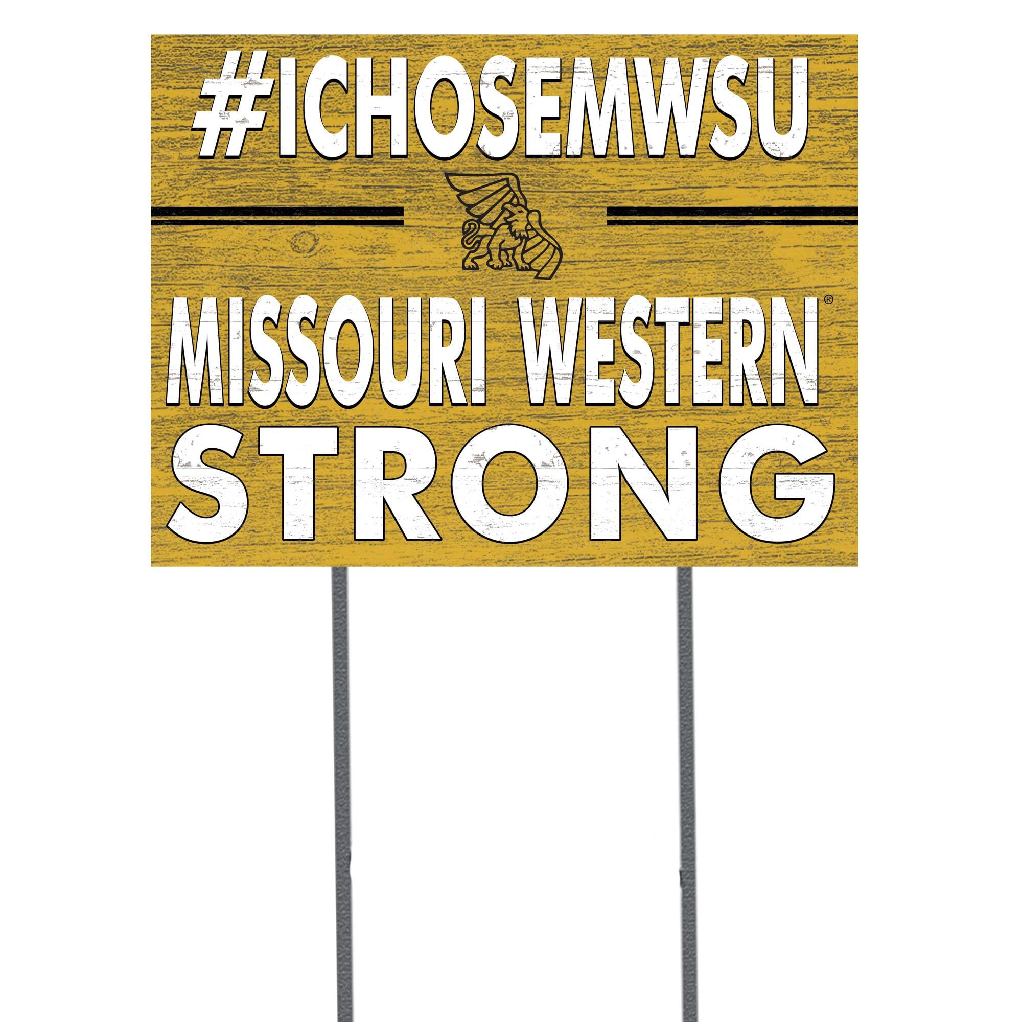 Jardine Missouri Western State Griffons 18'' x 24'' I Chose Lawn Sign ...