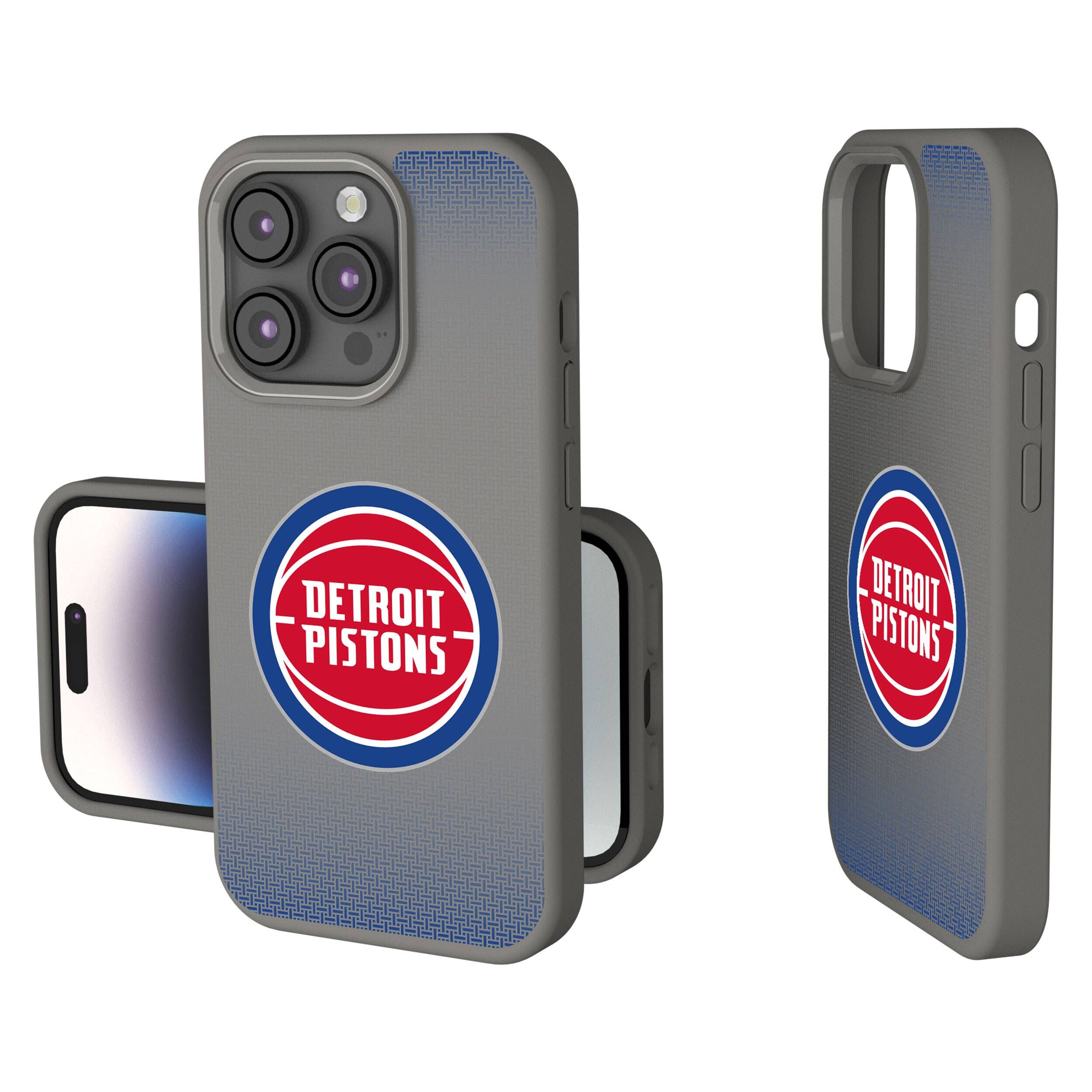 Keyscaper NBA Detroit Pistons Linen Logo iPhone Soft Touch Case 14 Pro ...