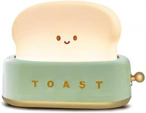 Stamp n Camp QANYI Desk Decor Toaster Lamp Rechargeable Lamp with Smile ...