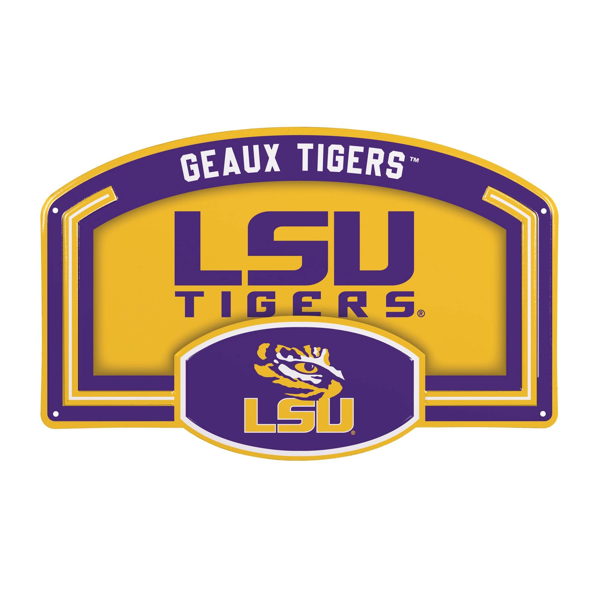 Evergreen Enterprises LSU Tigers 11" x 17" Embossed USA Steel Buckle ...