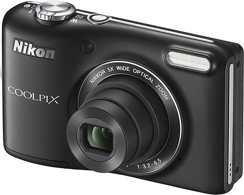 Best Buy: Nikon Coolpix L28 20.1-Megapixel Digital Camera Black 26394