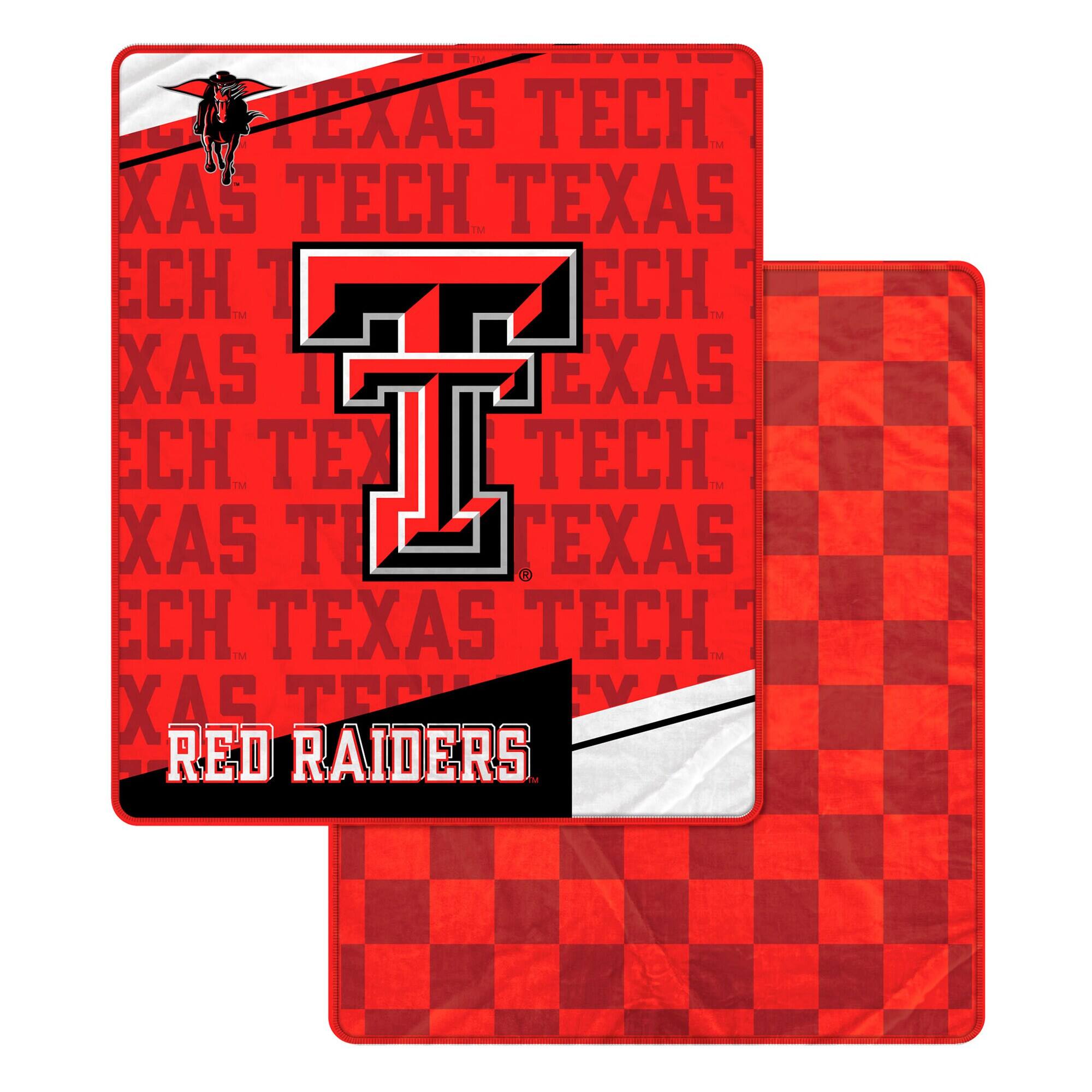 Pegasus Texas Tech Red Raiders 60" x 70" Diagonal Ghost Checkered ...