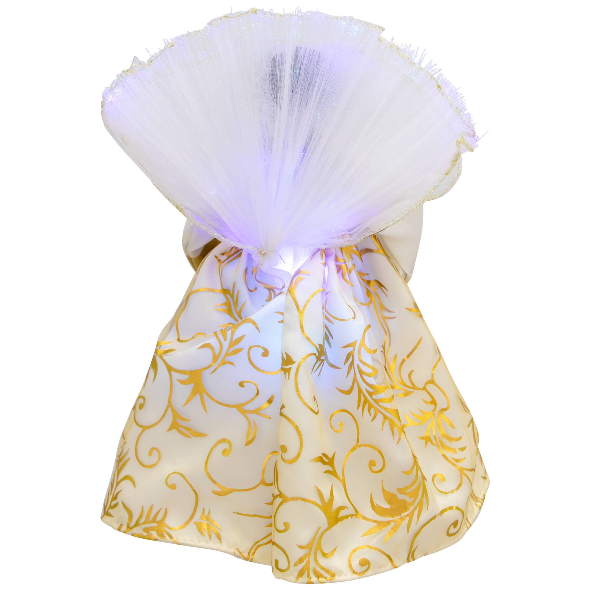 Northlight Lighted Fiber Optic African American Angel Christmas Tree ...