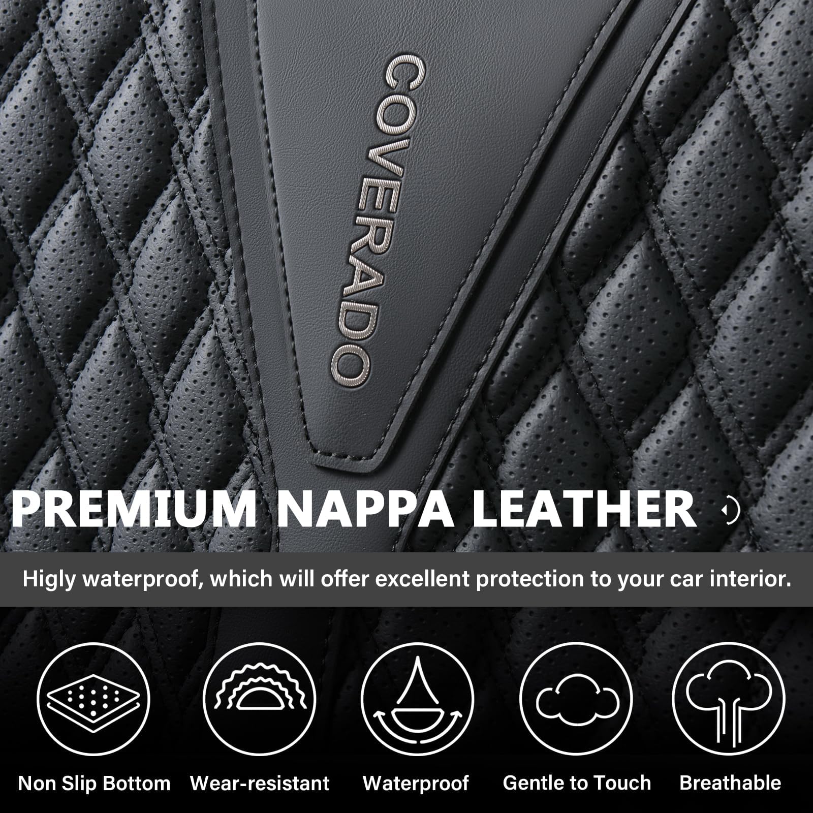 COTTAGE Dog Car Seat Cover For Pets Waterproof Hammock Heavy Duty ...