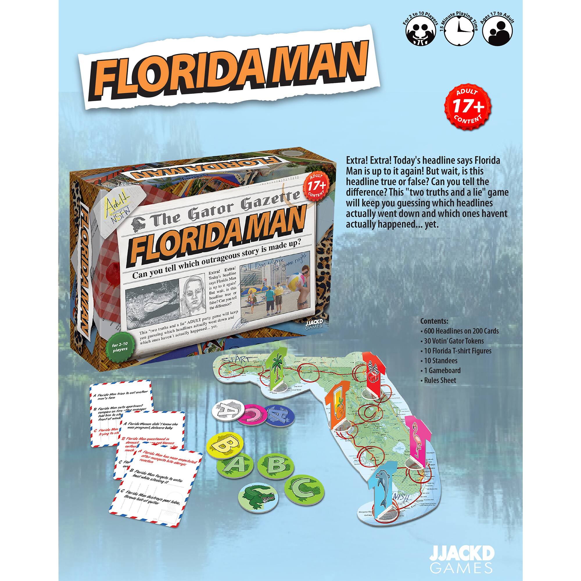 Best Buy: Ultra PRO Ultra PRO: Florida Man Board Game for Adults Ages ...