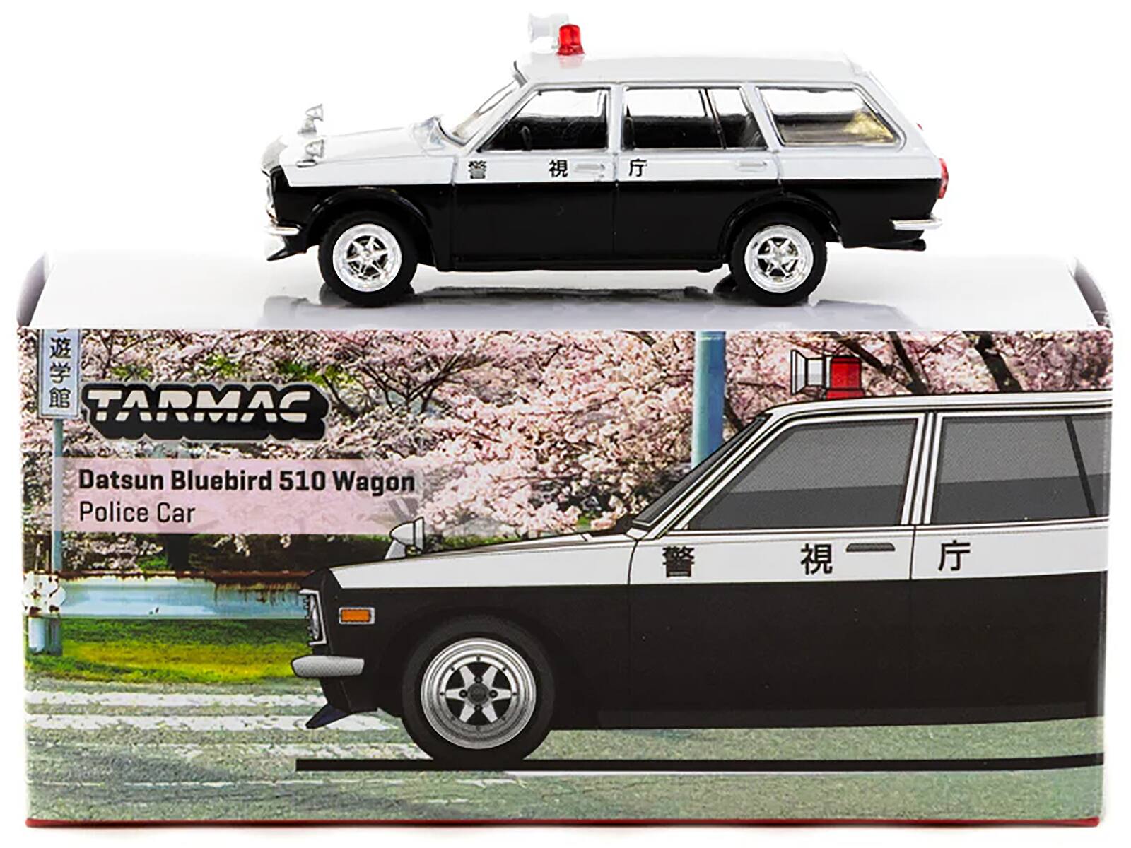 Datsun Bluebird 510 Wagon "Japan Police Car" "Global64" Series 1/64 ...