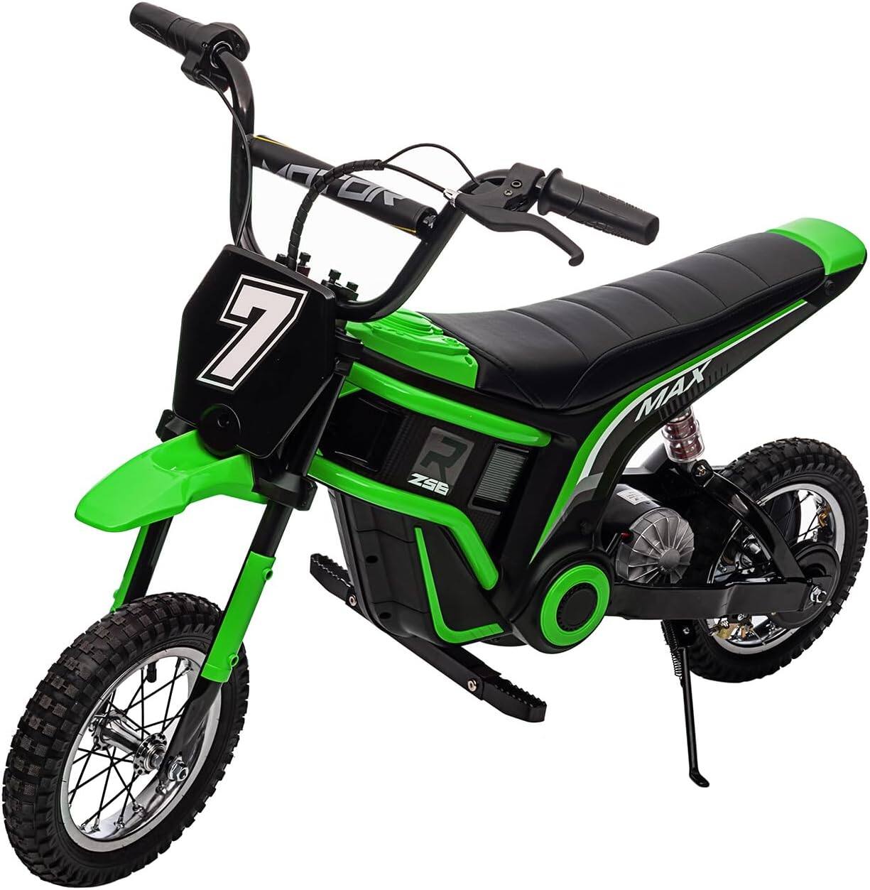 Acekool 24V Kids Electric Dirt Bike, 3 Speed Ride On Motorcycle w/Suspension, 14.29MPH, ASTM ...