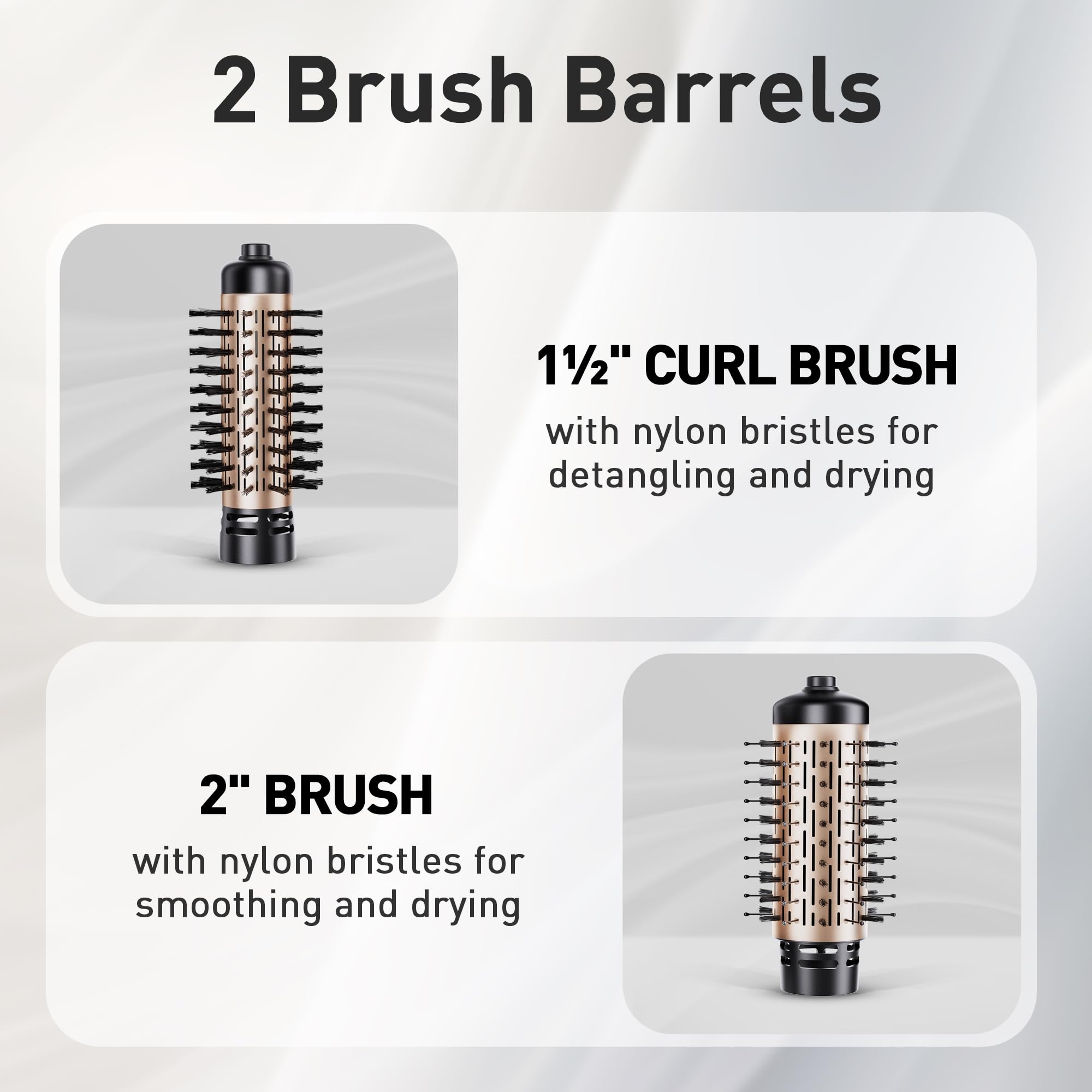 Reds Spade Hair Dryer Brush in Styler Rotating Blow With And Brushes ...