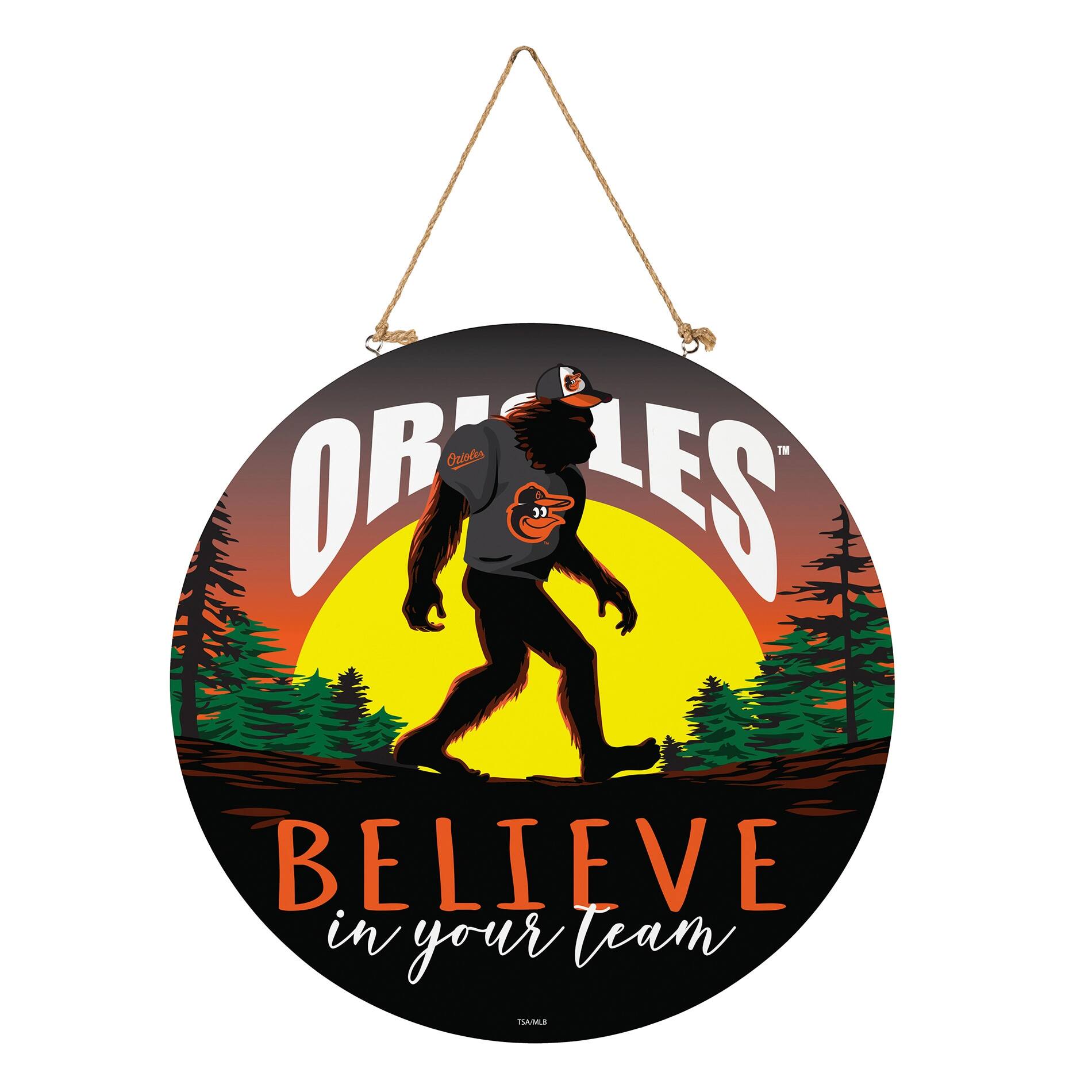 Evergreen Enterprises Baltimore Orioles 18" Bigfoot "Believe in ...