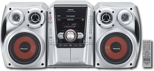 Best Buy: Panasonic 420W 5-Disc Shelf System with Music Port SC-AK340S