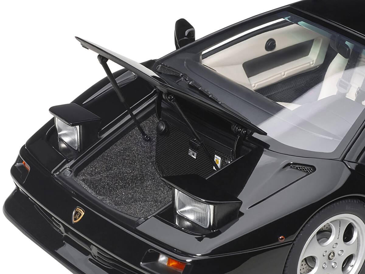 Lamborghini Diablo SE30 1/18 Model Car by Autoart Deep Black Metallic ...