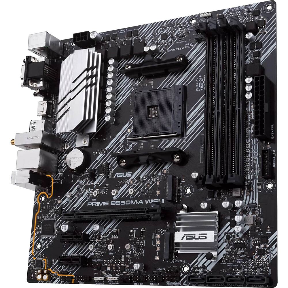 ASUS Prime B550M A WIFI II mATX Motherboard PRIMEB550M AWIFIII - Best Buy