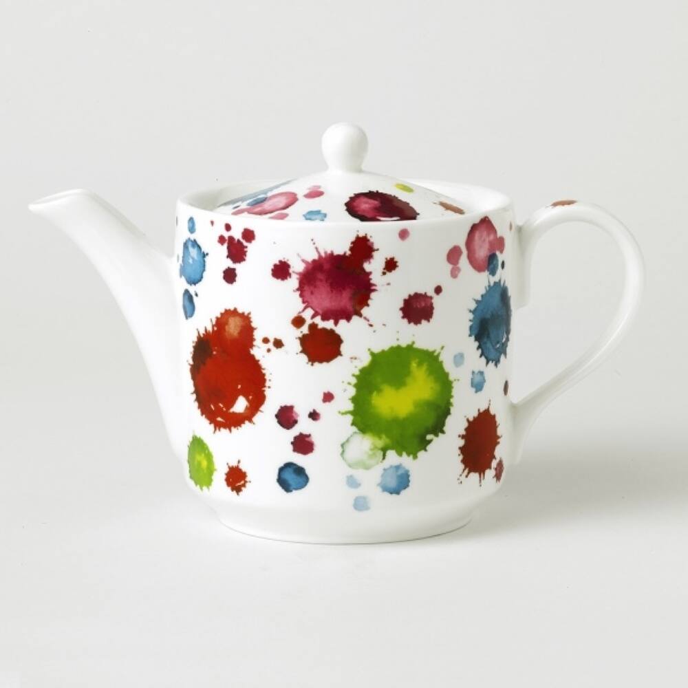 Jiallo Roy Kirkham Splash Alice Bone China Teapot, Bone China Ceramic ...