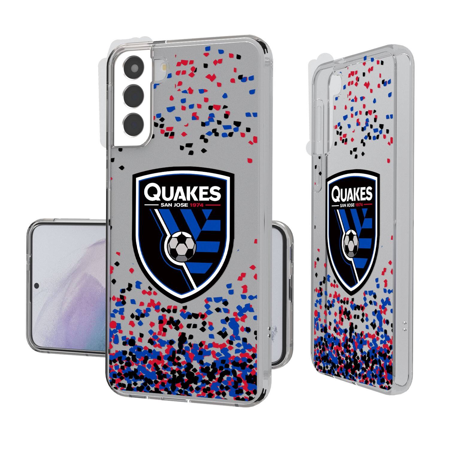 Keyscaper MLS San Jose Earthquakes Galaxy Confetti Clear Case S24 ...