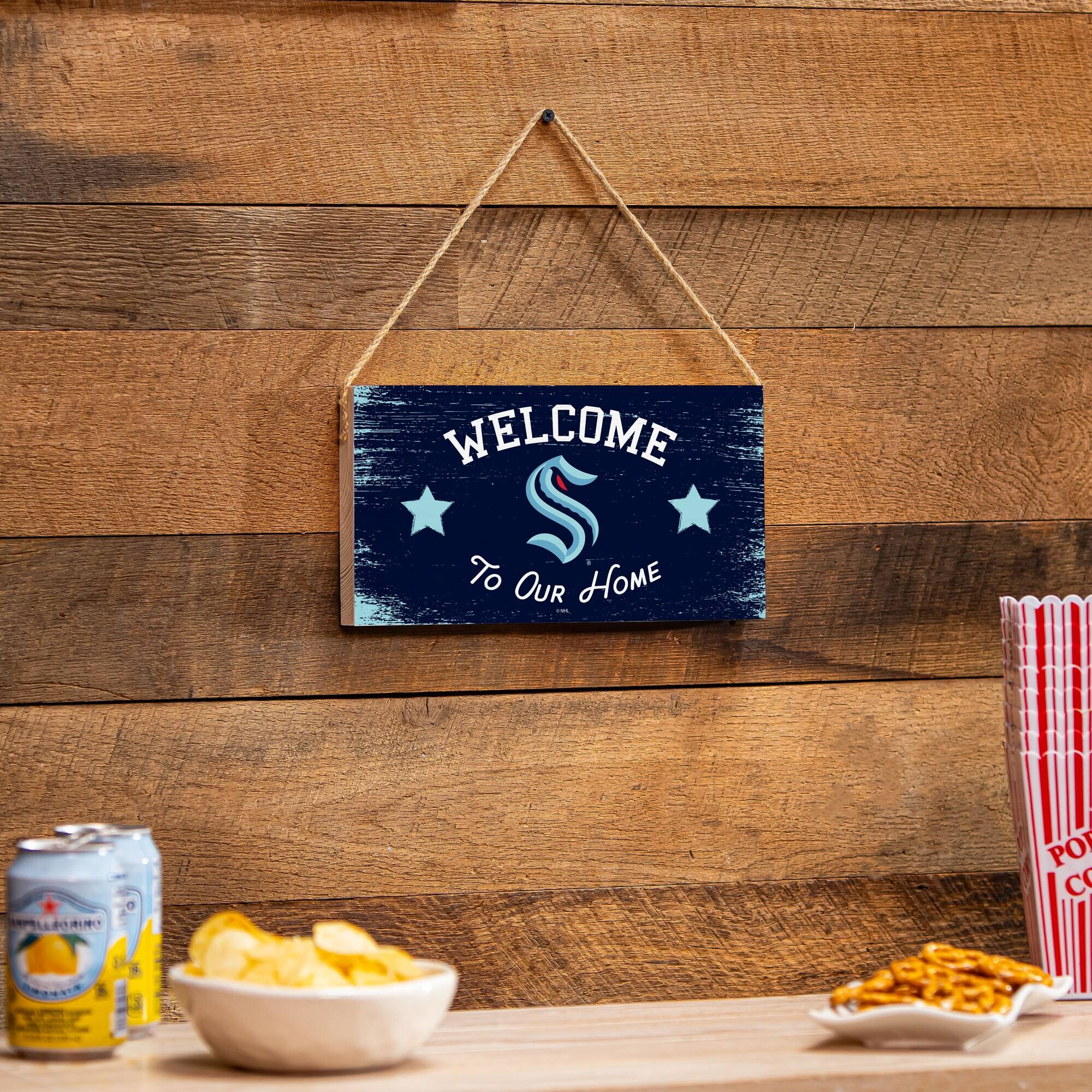 Evergreen Enterprises Seattle Kraken 6" x 11" Welcome Home Wood Wall ...