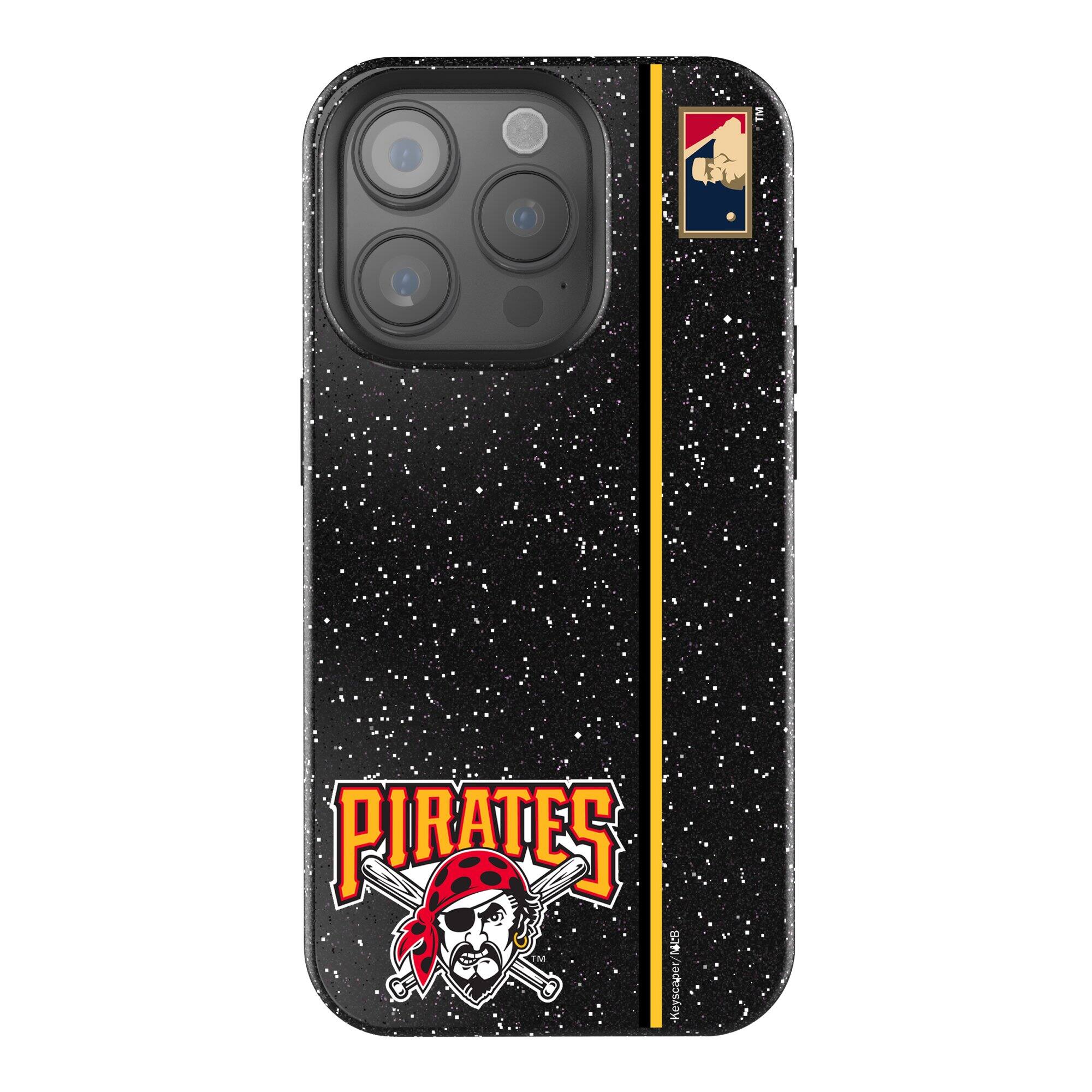 Keyscaper MLB Pittsburgh Pirates iPhone Bling Case 16 Pro Max Black ...