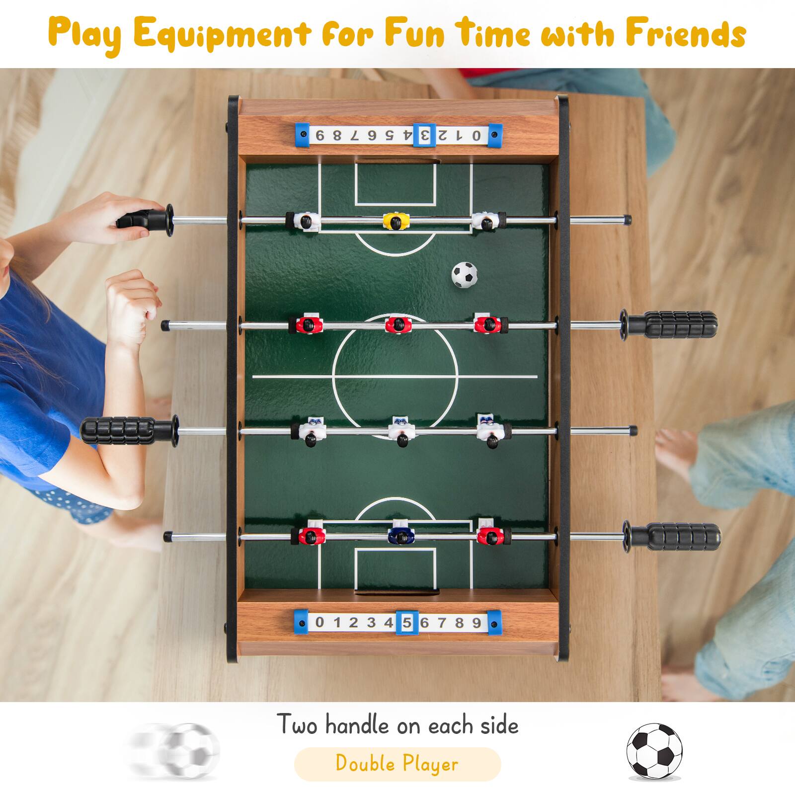 Best Buy: Costway Mini Football Table for Double Player w/ Durable ...
