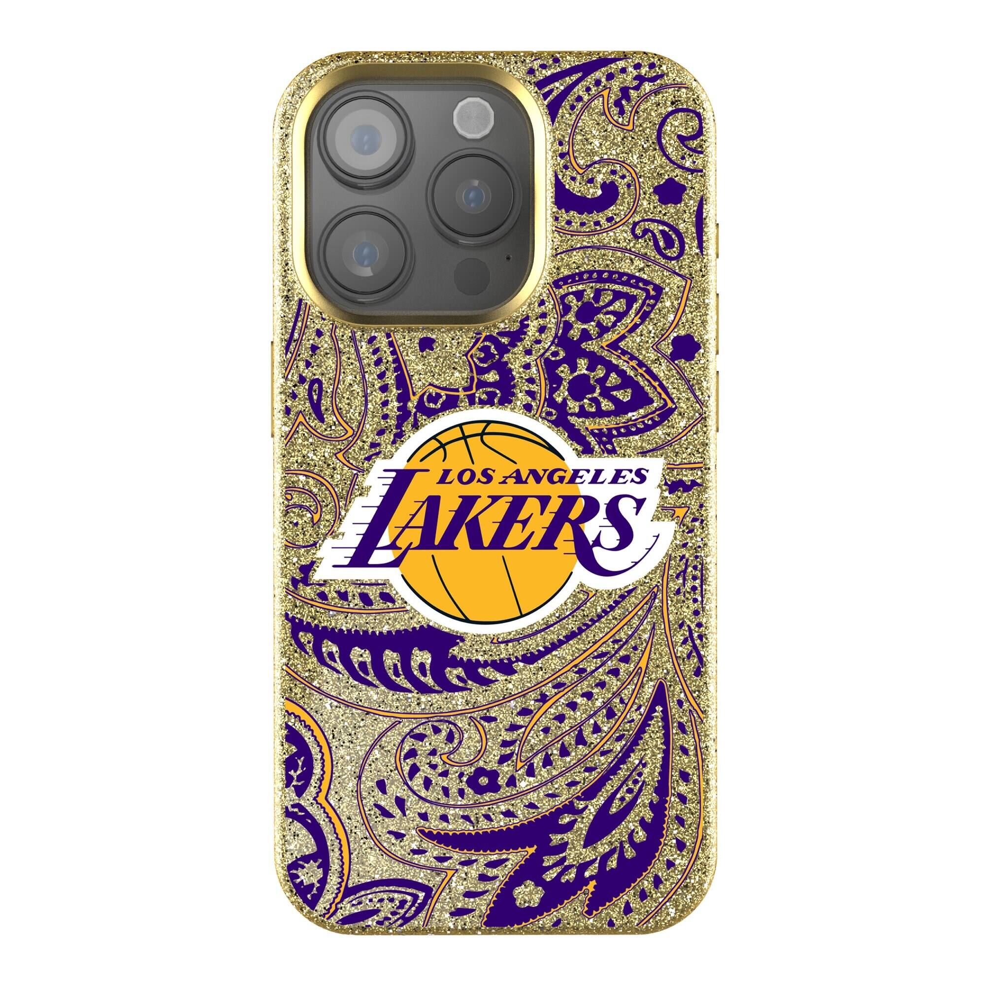 Keyscaper NBA Los Angeles Lakers Paisley Bling iPhone Case 16 Pro Max ...