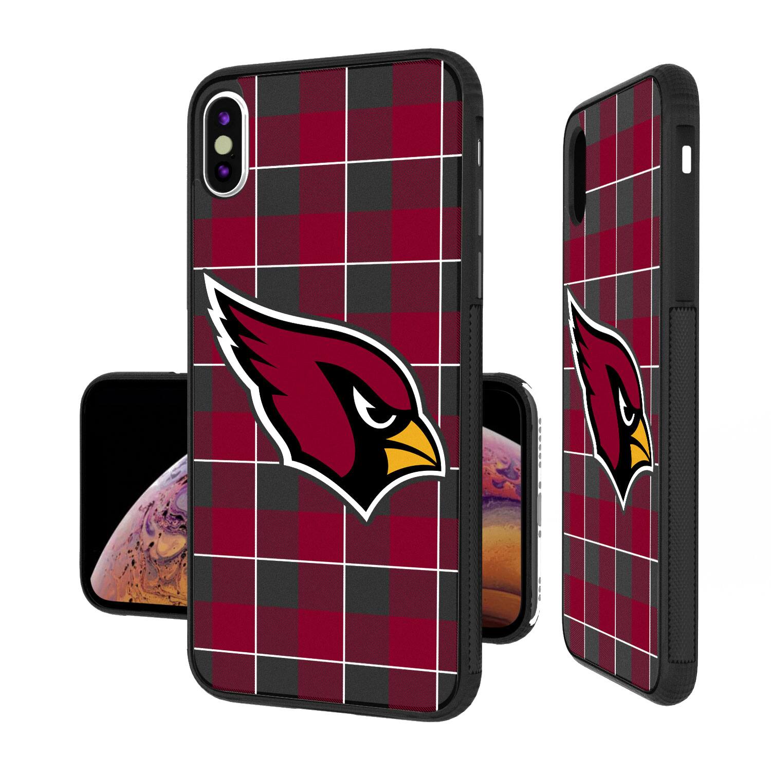 Keyscaper NFL Arizona Cardinals iPhone Plaid Design Bump Case 13 Pro ...