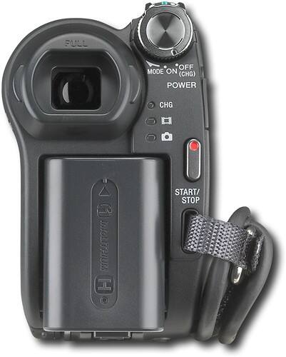 Best Buy: Sony 1.0MP Handycam DVD Camcorder Black DCR-DVD308
