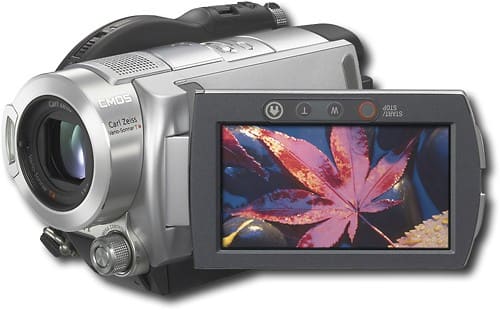 Best Buy: Sony 3.2MP Handycam DVD Camcorder Silver HDR-UX7