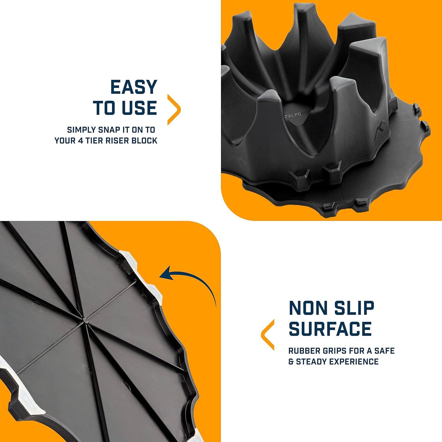 Alpcour Bike Trainer 4 Tier Riser Block Extender Black APC-BTRBEBK - Best Buy