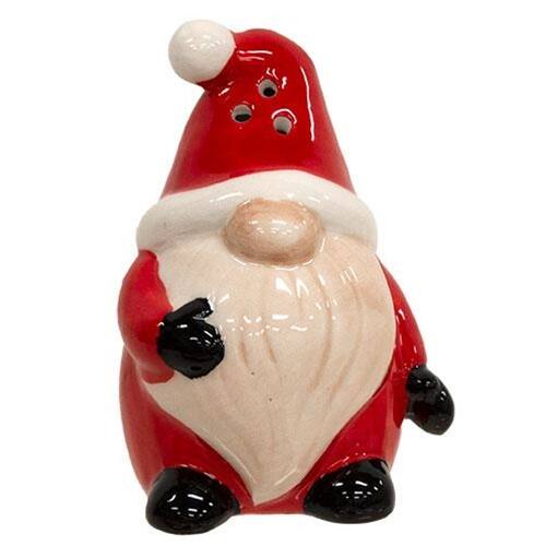 BreeBe *2/Set Mr. & Mrs. Santa Gnome Salt & Pepper Shakers Red, White ...