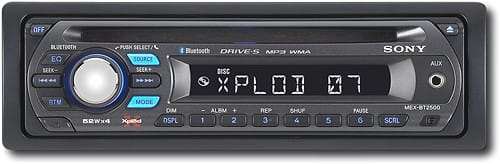 Best Buy: Sony 52W x 4 In-Dash CD Deck with Bluetooth Technology MEXBT2500