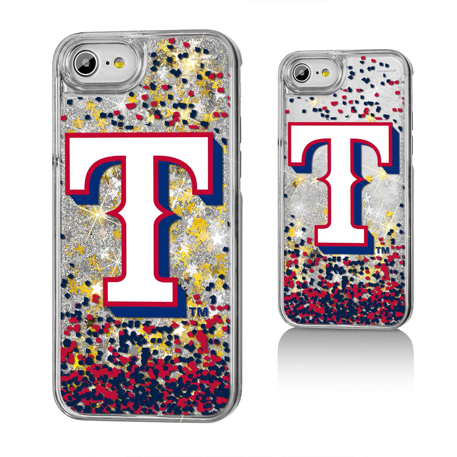 Keyscaper MLB Texas Rangers iPhone 6/6s/7/8 Sparkle Logo Gold Glitter ...