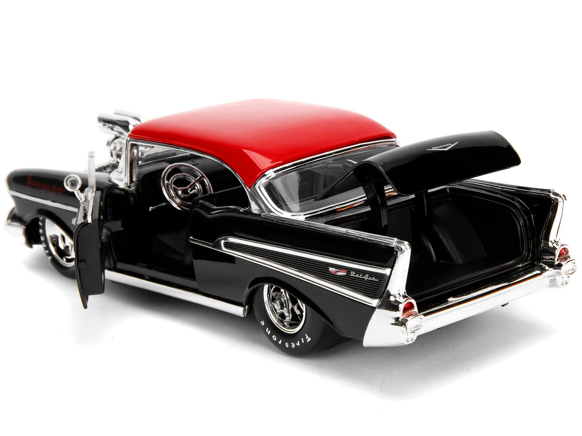 Jada 1957 Chevrolet Bel Air Top "Pete's Auto Body: Black Widow ...