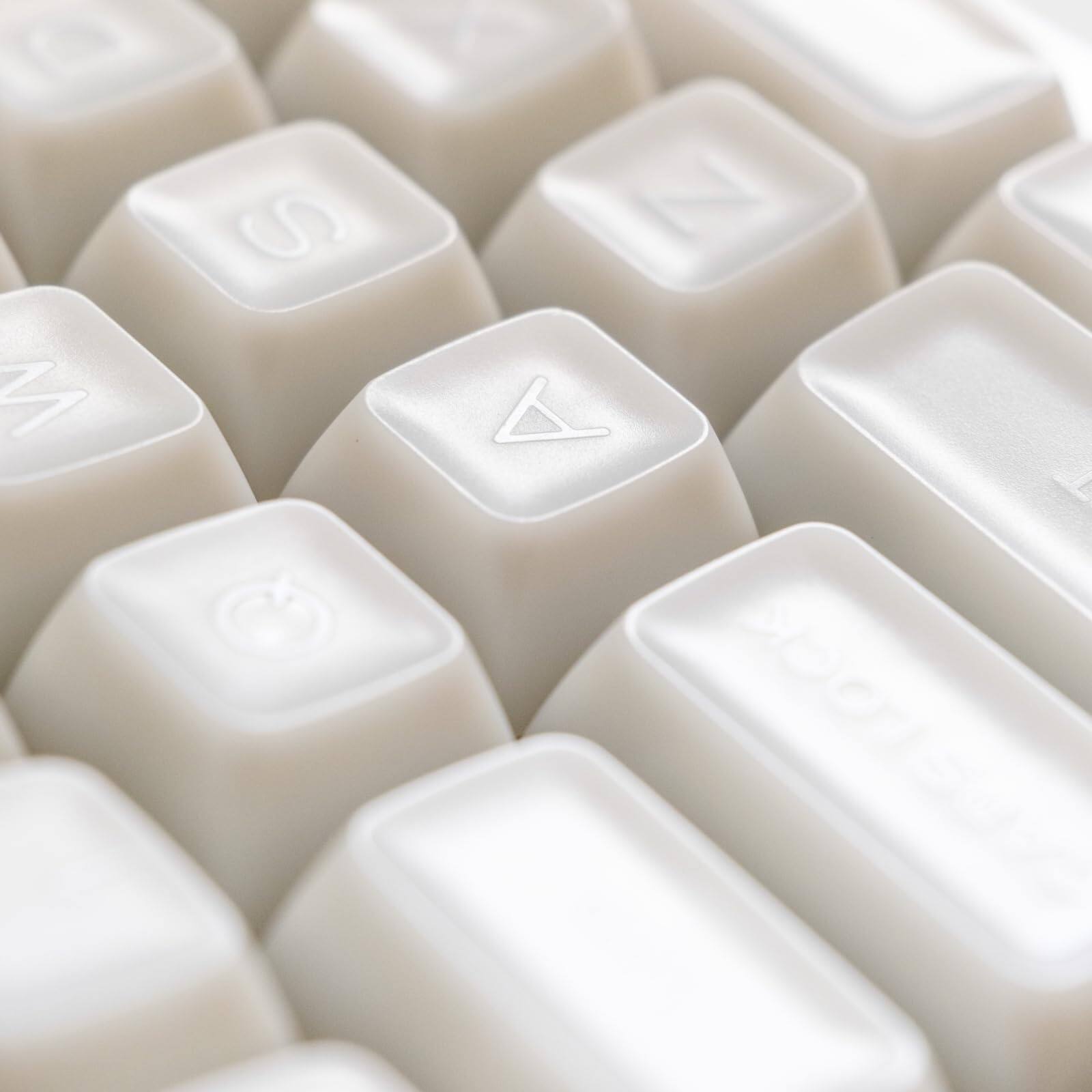 Earthley Blooms Ultraequip White Jade Keycaps Double Shot Pbt Rsa ...