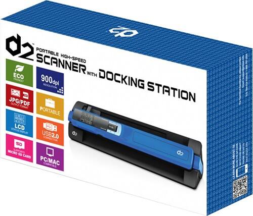 Best Buy: D2 2-in-1 Portable Document Scanner and Docking Station DS ...